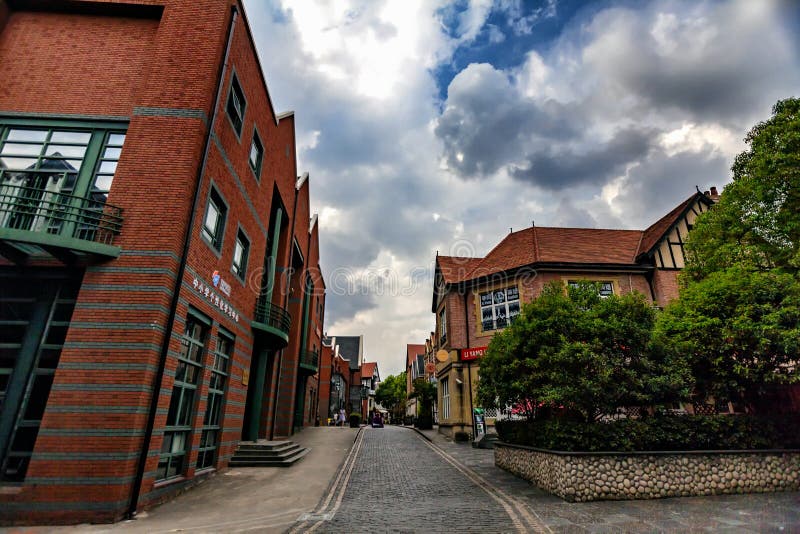 Town scenery editorial photography. Image of tourism - 76293762