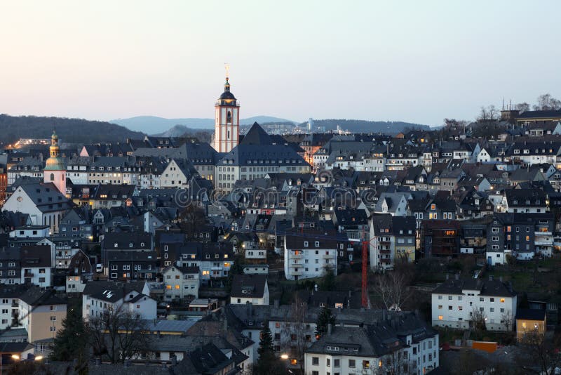 Town Siegen, Germany stock image. Image of german, spring - 24201833
