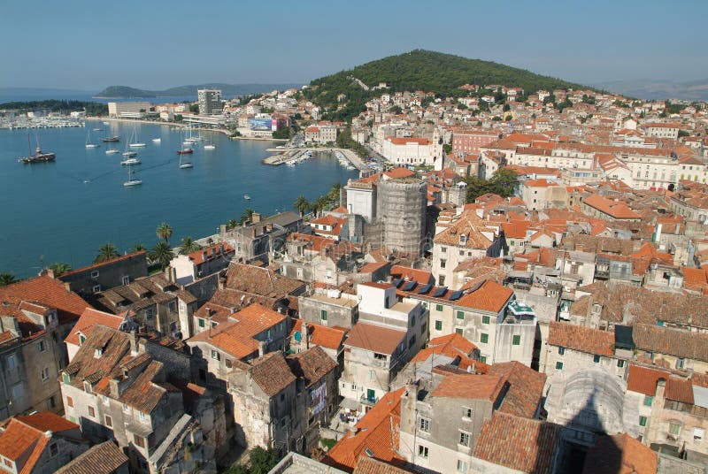 The town of Split, Croatia stock photo. Image of croatia - 23219366
