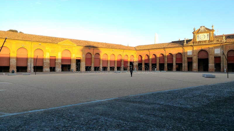 The Town Square of Lugo, Italy Editorial Stock Image - Image of buyer ...