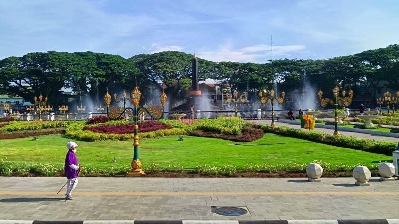 The Town Square of Malang is Full of Trees Editorial Photo - Image of ...