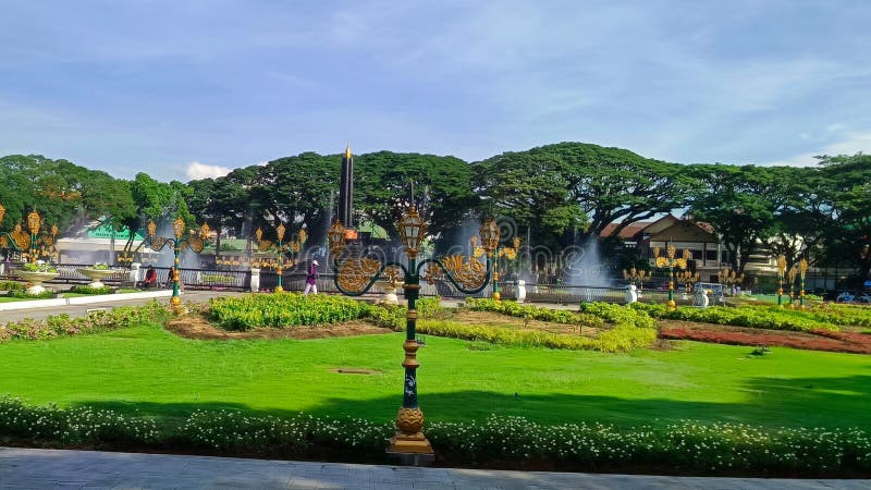 The Town Square of Malang is Full of Trees Editorial Photo - Image of ...