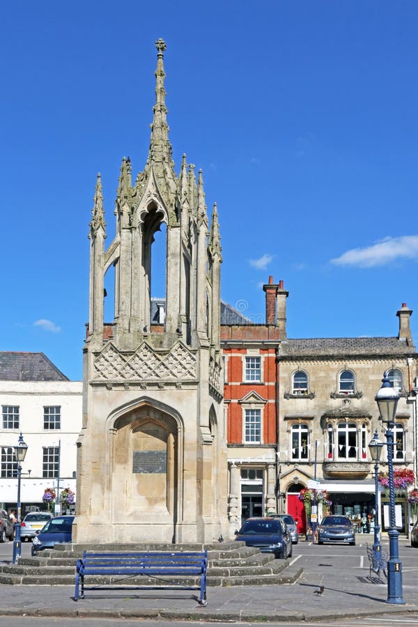 Town Square in Devizes, Wiltshire Stock Photo - Image of tourism ...