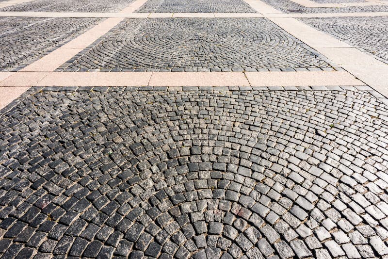 Town Square Paved with Stone Stock Photo - Image of stone, british ...