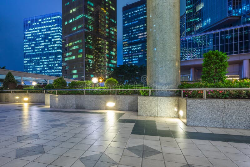 Town square in Shenzhen stock photo. Image of front, brick - 84045224
