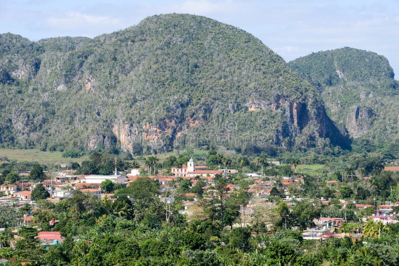 Town and Valley of Vinales, Cuba Editorial Stock Image - Image of ...