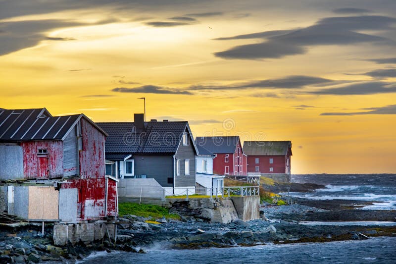 Town of Vardo stock photo. Image of town, view, scenic - 386440752