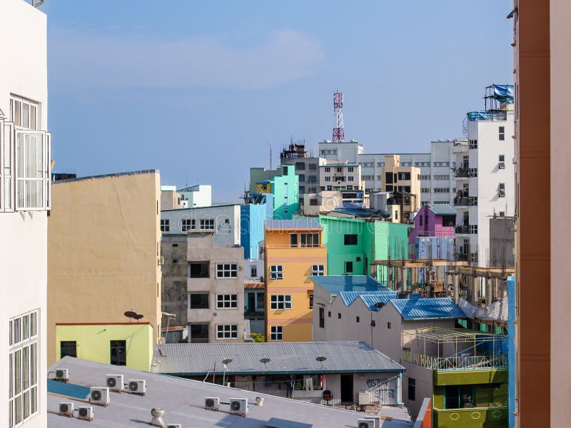Town view stock photo. Image of building, apartments - 26907960