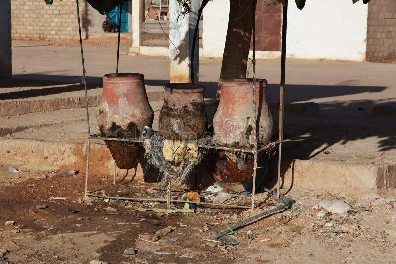 The Town of Wadi Halfa on the Border of Sudan and Egypt, Africa Stock ...