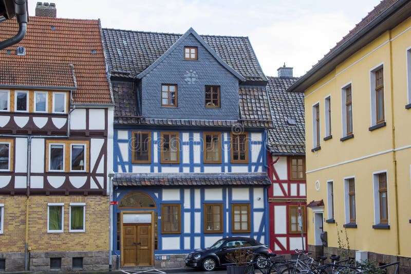 The Town of Witzenhausen in the Werra Valley in Germany Stock Photo ...