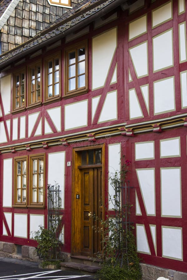 The Town of Witzenhausen in the Werra Valley in Germany Stock Photo ...