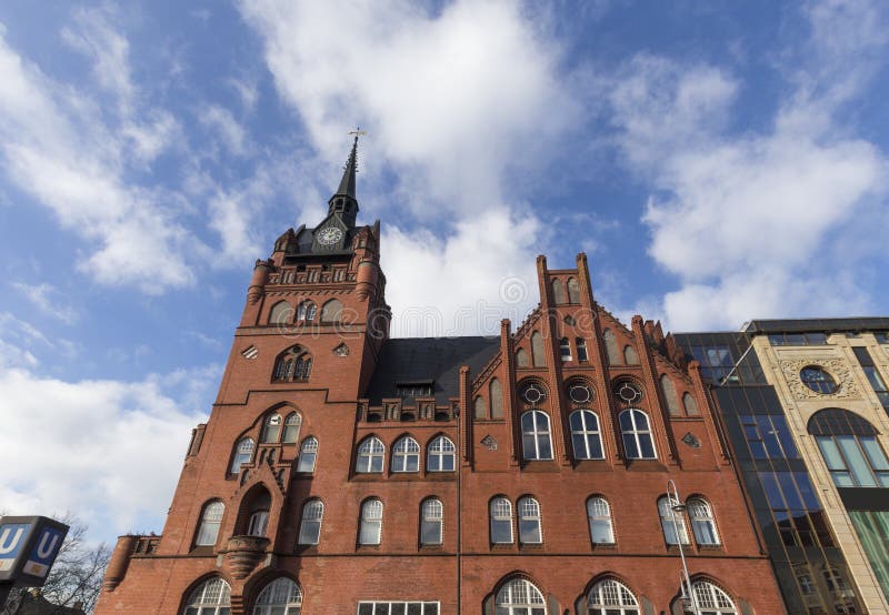 Townhall Steglitz Berlin Germany Stock Photo - Image of historic ...