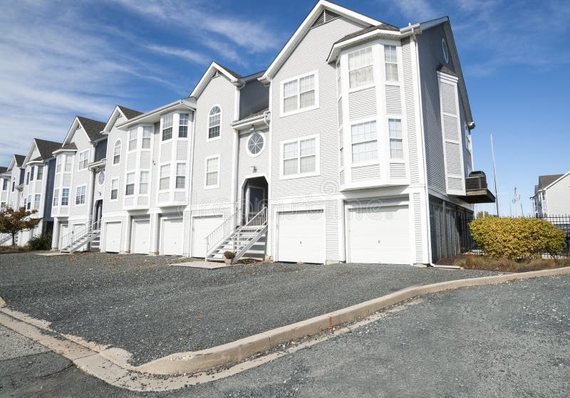 Townhouse development stock image. Image of modern, homes - 47754819