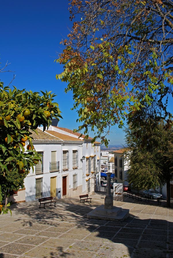 Townhouses, Estepa, Spain. stock photo. Image of building - 25959498