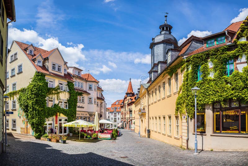 Townscape of Gotha in Thuringia Editorial Image - Image of house ...