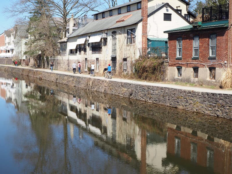 The Towpath Along the Canal is a Popular Place To Take a Walk ...