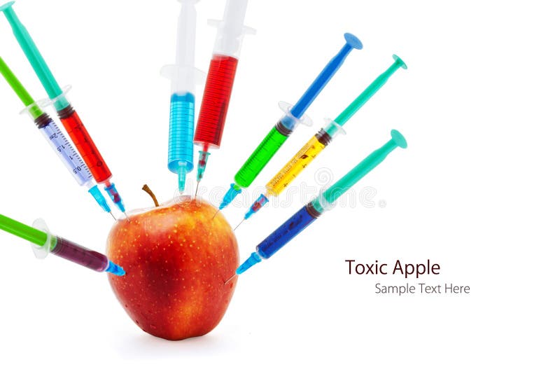 Toxic apple stock image. Image of pesticides, orange - 11970645