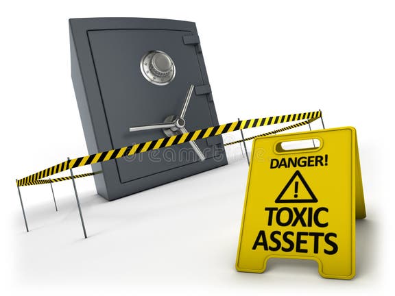 Toxic assets concept stock illustration. Illustration of armored - 16003949