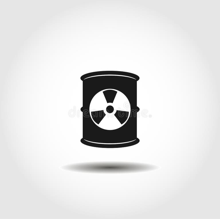Toxic Container Isolated Icon. Ecology Design Element Stock Vector ...