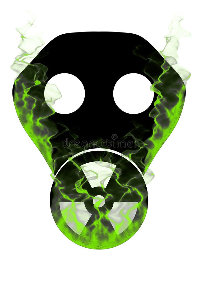 Toxic mask and smoke stock illustration. Image of darrenw - 1826277