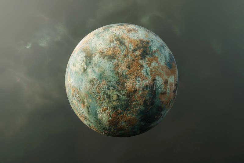 Toxic Planet Concept, a Desolate World Consumed by Pollution Stock ...