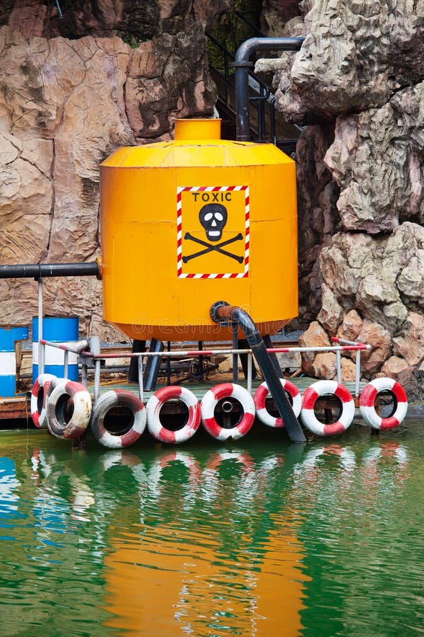 Toxic production stock image. Image of river, sewer, industrial - 19757793