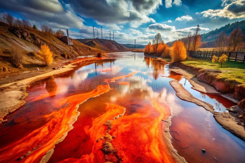 Acid Mine Drainage Stock Illustrations – 3 Acid Mine Drainage Stock ...