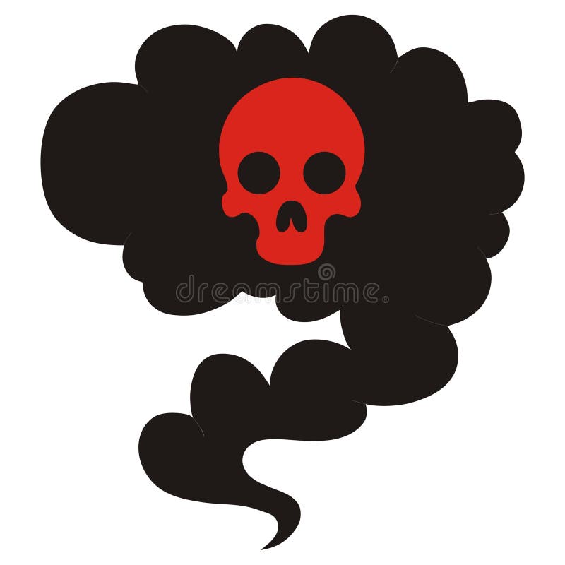 Toxic Smoke Icon Vector Design Stock Vector - Illustration of design ...