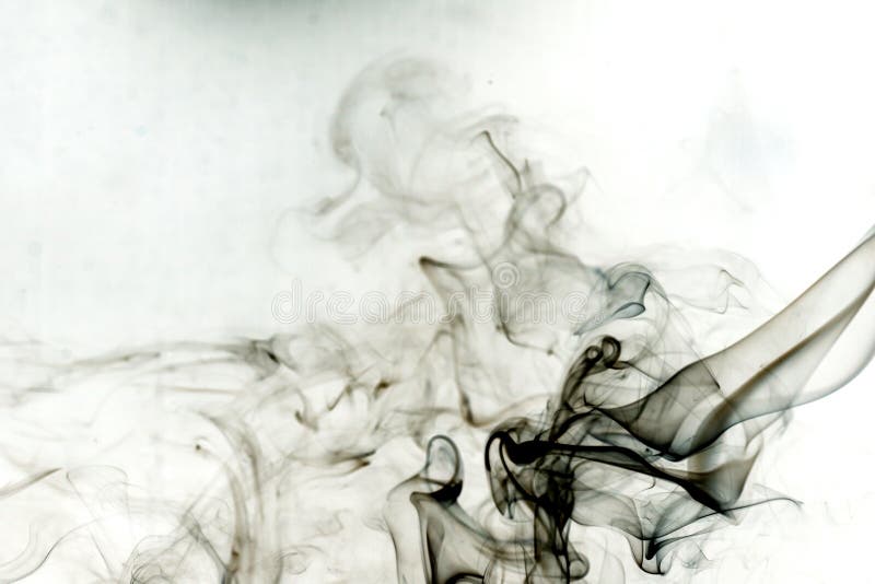 Toxic Smoke on White Background Stock Image - Image of gray, abstract ...