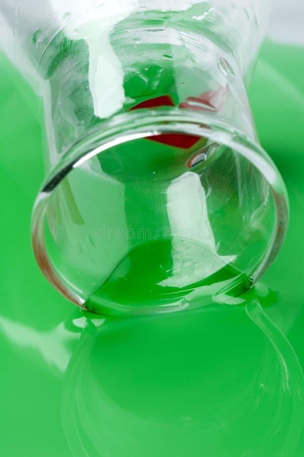 Beaker with Toxic Liquid stock image. Image of spill - 17866037