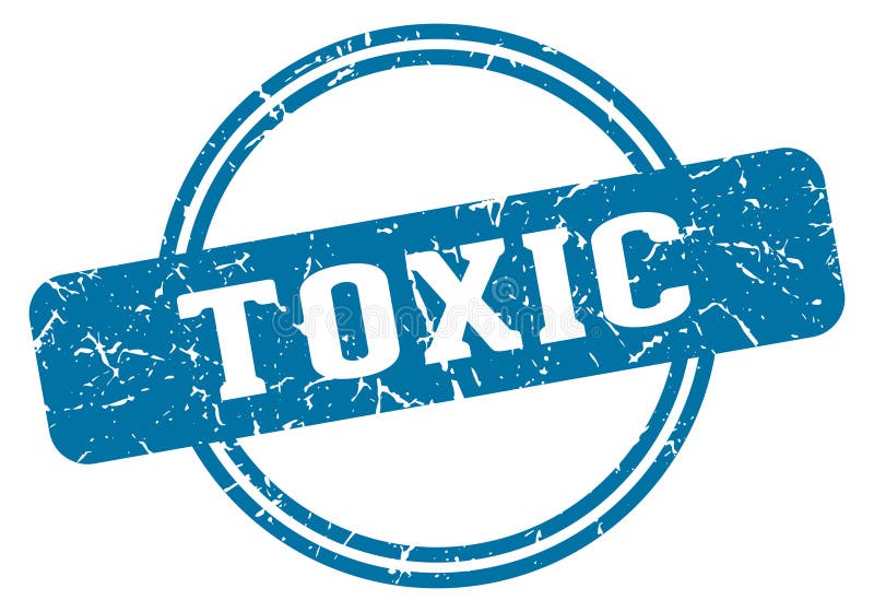 Toxic stamp stock vector. Illustration of rubber, badge - 360710433