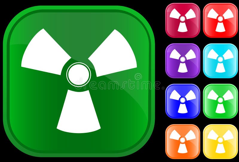 Toxic symbol stock vector. Illustration of danger, isotope - 5079265