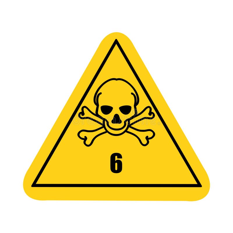 Toxic Symbol is Used To Warn of Hazards Stock Illustration ... Toxic Symbol is Used To Warn of Hazards Stock Illustration ...