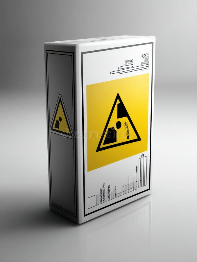 Toxic Warning Label Evolves into a Cigarette Pack Shape Highlighting ...