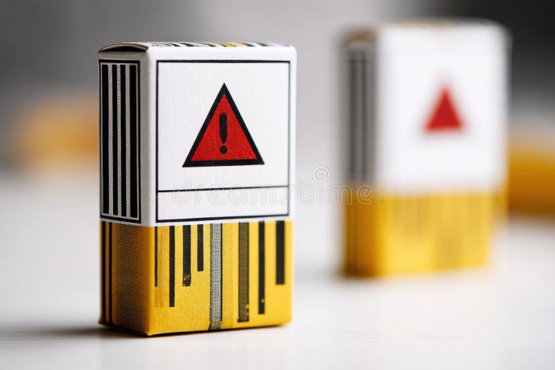 Toxic Warning Label Transforming into Cigarette Pack Shape with Vivid ...