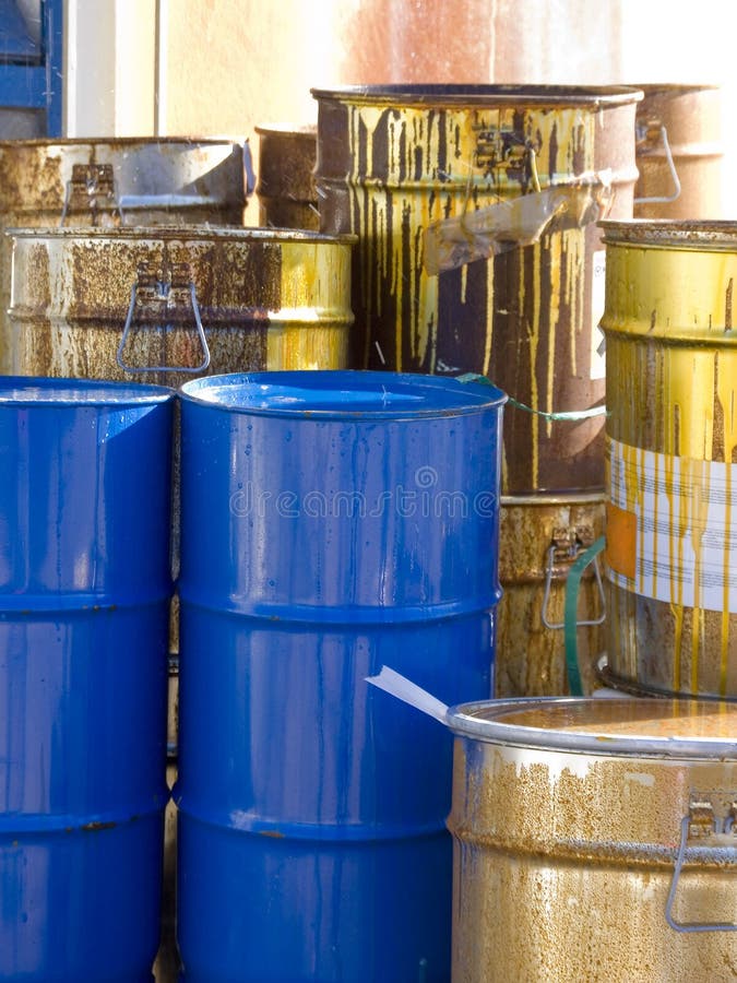 Toxic waste stock image. Image of metal, outside, dump - 3870945