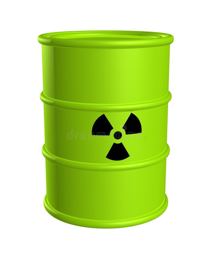 Toxic Waste Barrel Radiation Stock Illustration - Illustration of ...