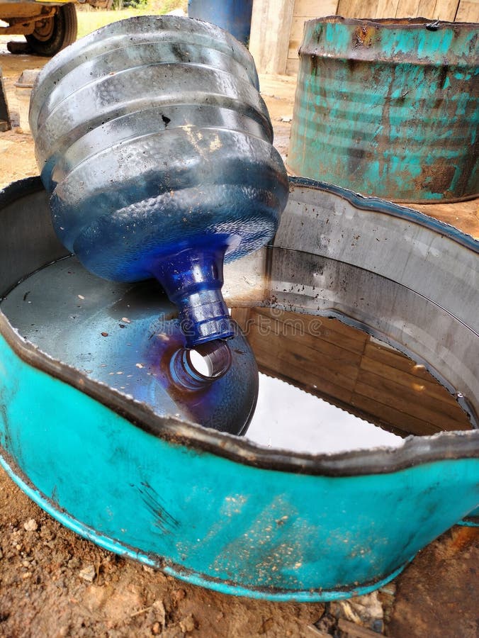 Toxic waste container stock image. Image of bumper, iron - 355897825