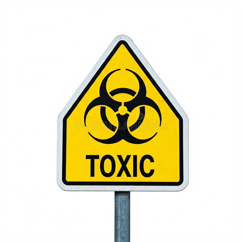 Toxic Skull And Crossbones Triangle