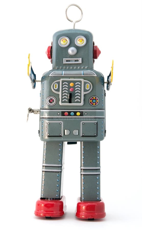 Toy robot stock photo. Image of toys, robotics, robot, blechspielzeug ...