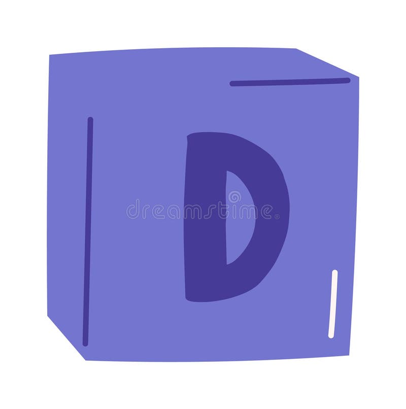 Toy ABC Block stock vector. Illustration of learn, alphabet - 274724186