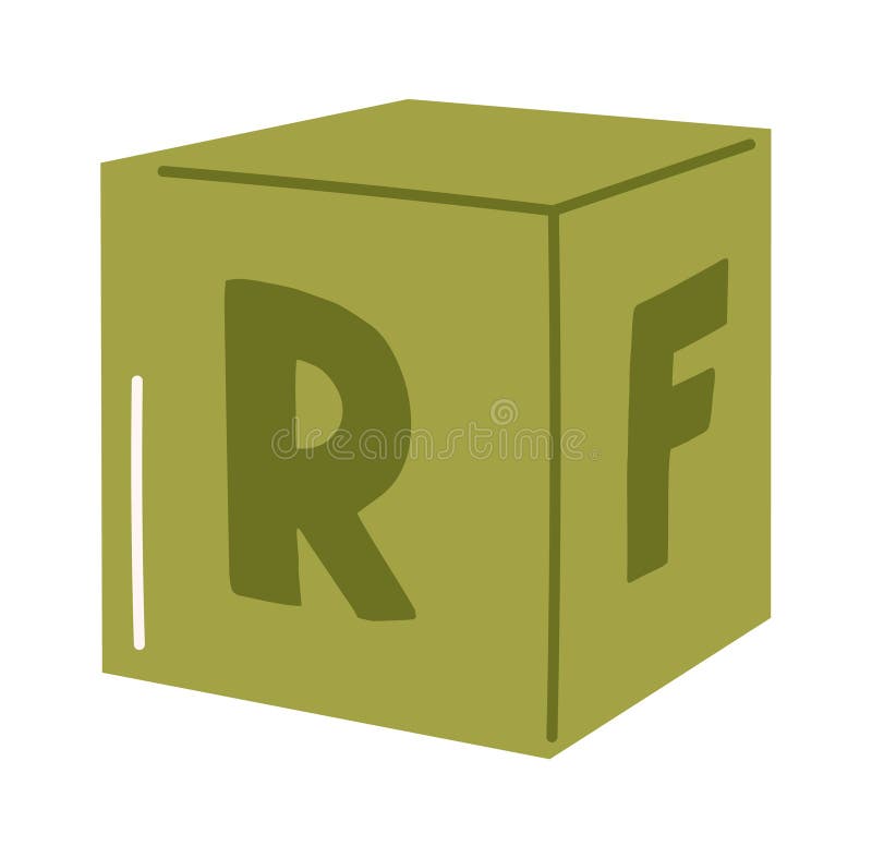 Toy ABC Block stock vector. Illustration of vector, isolated - 274724409