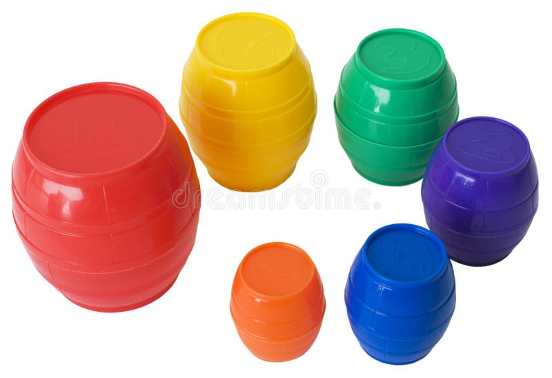 Toy barrels stock image. Image of game, numeral, color - 7162217