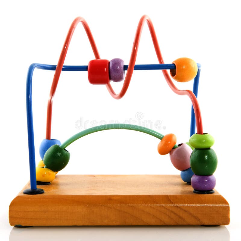Toy with beads stock image. Image of colors, beads, playing - 13022025