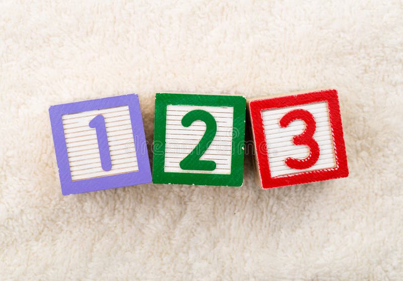 Numbered blocks. stock photo. Image of consecutive, photograph - 4412858