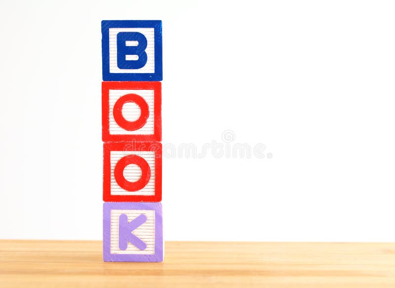 Toy Blocks form BOOK stock image. Image of children, alphabet - 35099639