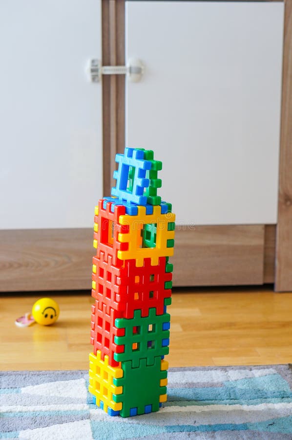 Toy blocks stock photo. Image of objects, colorful, plastic - 69839096