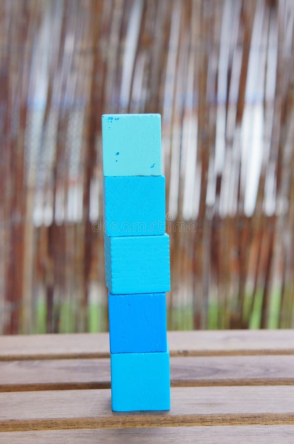 Toy blocks stock photo. Image of wooden, table, stacked - 79069898