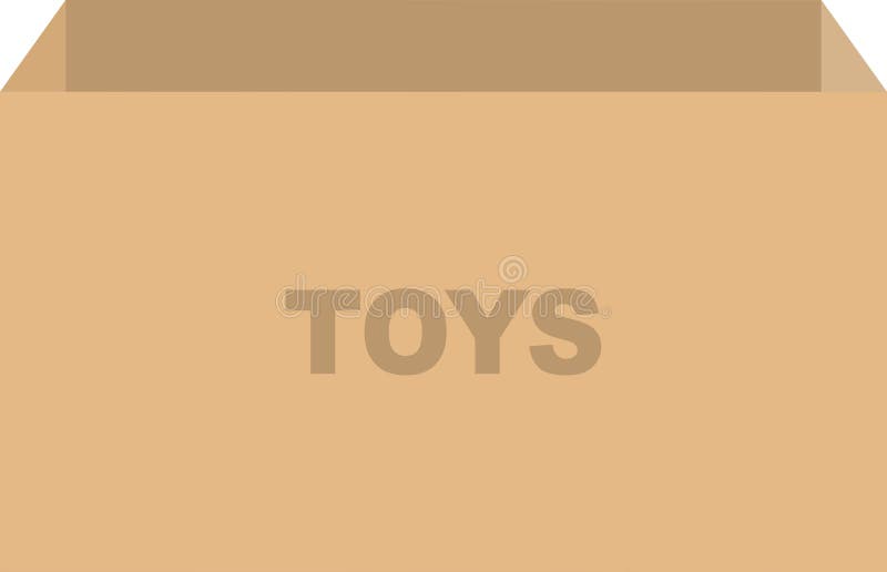 Toy Box Vector ilustración del vector. Ilustración de cabritos - 133818620