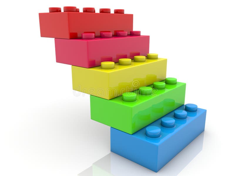 Colorful Lego Steps Stock Illustrations – 43 Colorful Lego Steps Stock ...